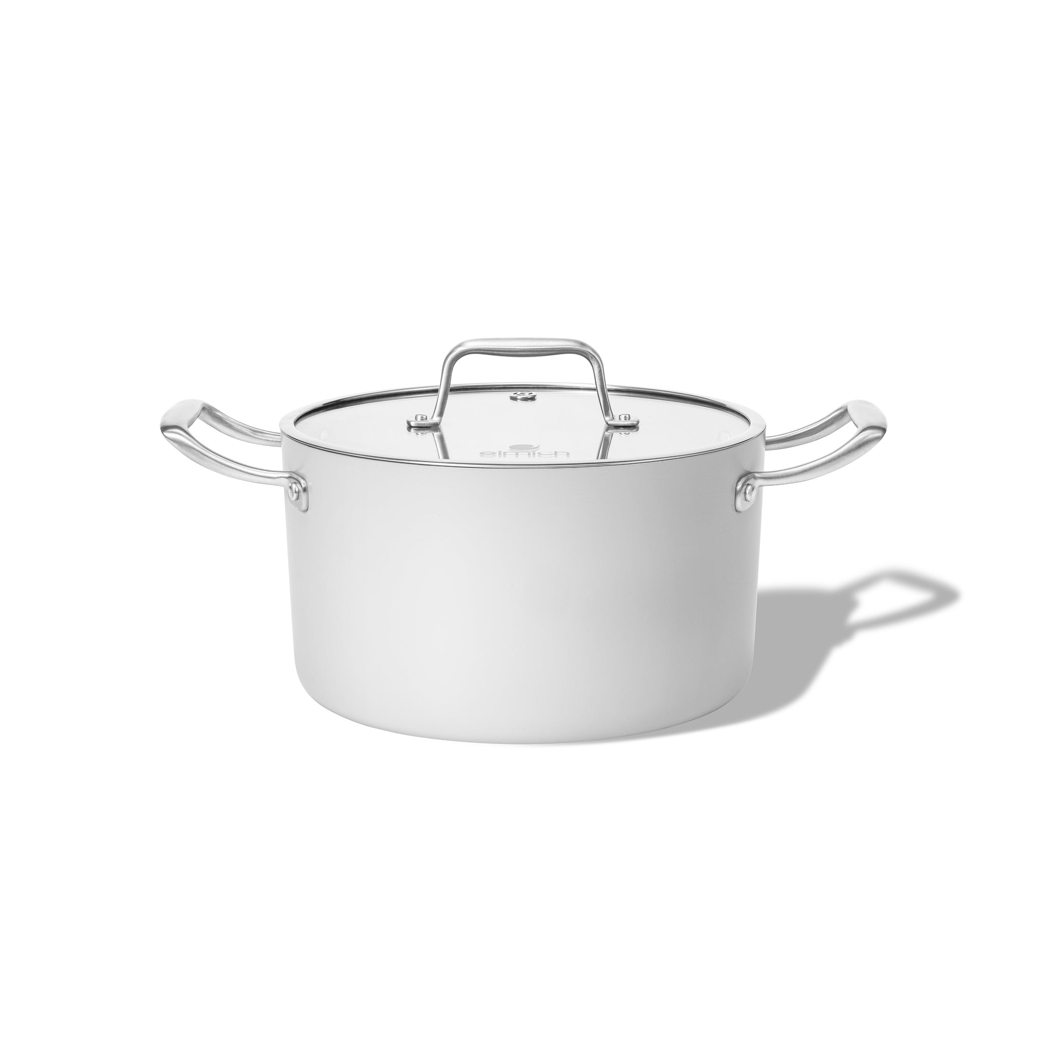 Elmich Nepřilnavý keramický hrnec Vital Ø 20 cm (2.5L) - krémově bílá